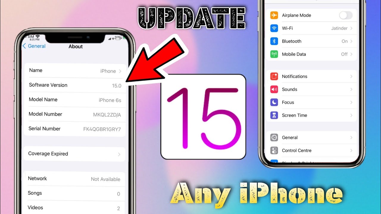 How to Get Software Update iOS 15 on iPhone (All Device) | How to ...