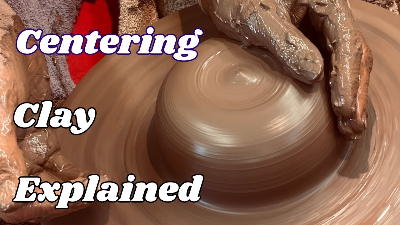 Centering Clay Pull up a Cylinder - YouTube
