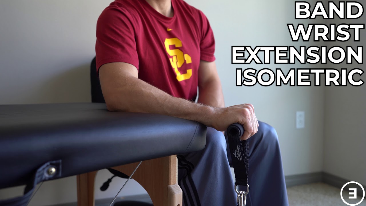 Band Wrist Extension Isometric - YouTube