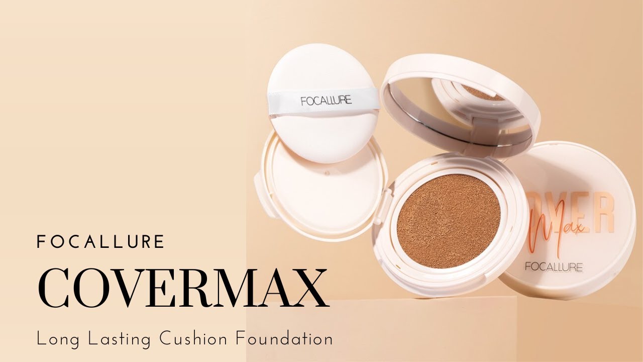Trying the Focallure Cover Max Long Lasting Cushion Foundation - YouTube
