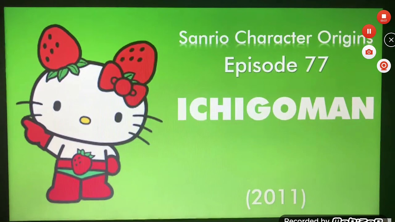 ichigoman (sanrio character of the day) - YouTube