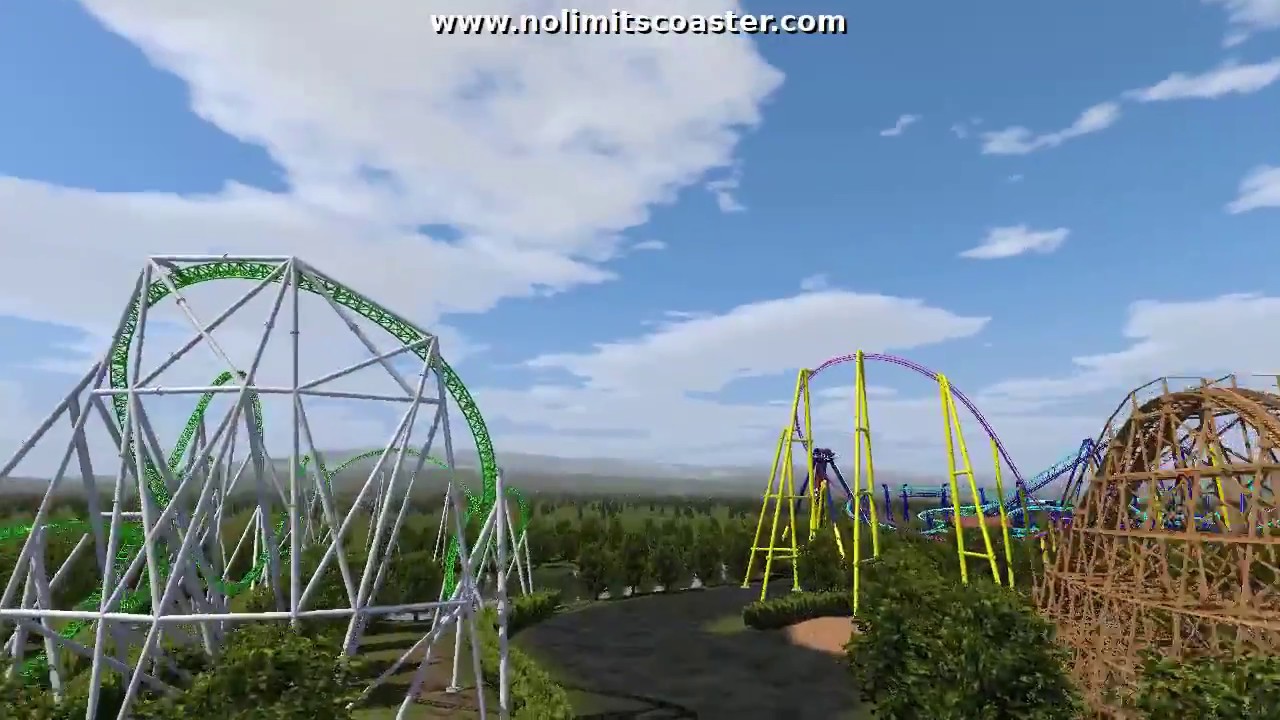 Mapleland Park Overview - NoLimits 2 [NL2] - YouTube