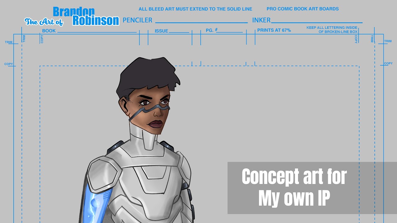 Concept art my own IP - YouTube