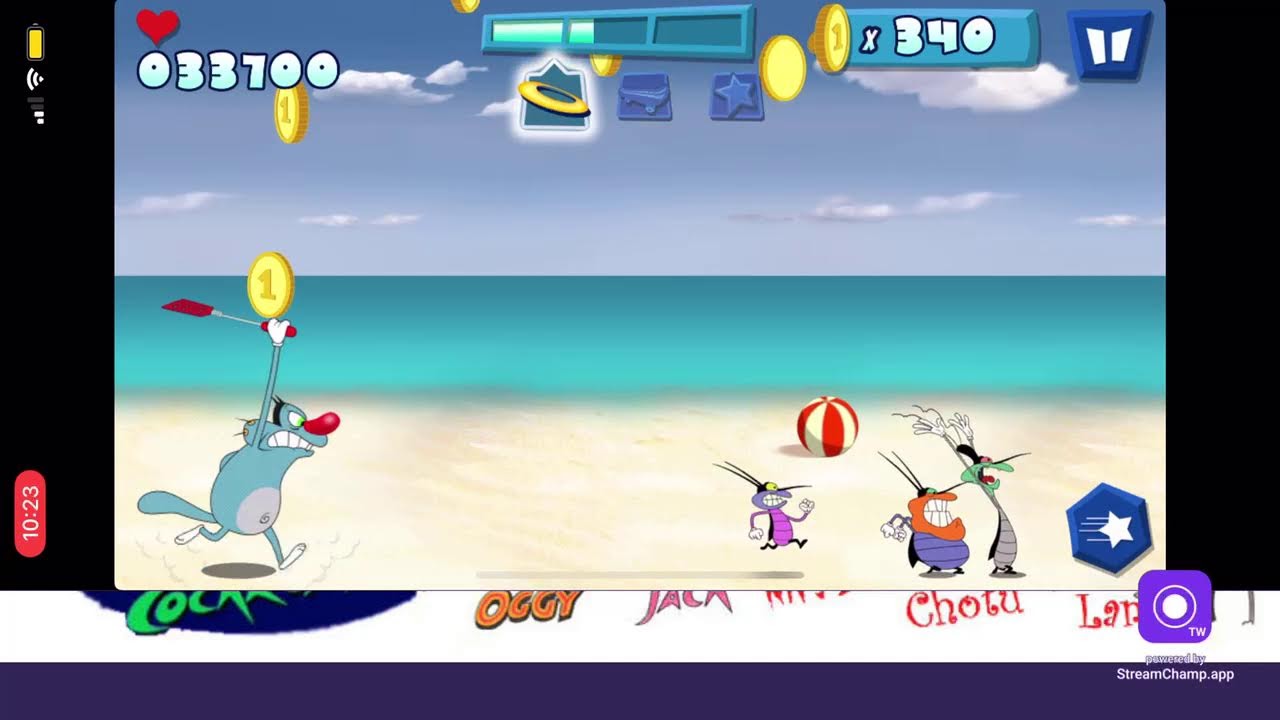 Oggy and the cockroaches ओगी O ओगी Race Gameplay With Oggy Jack ...