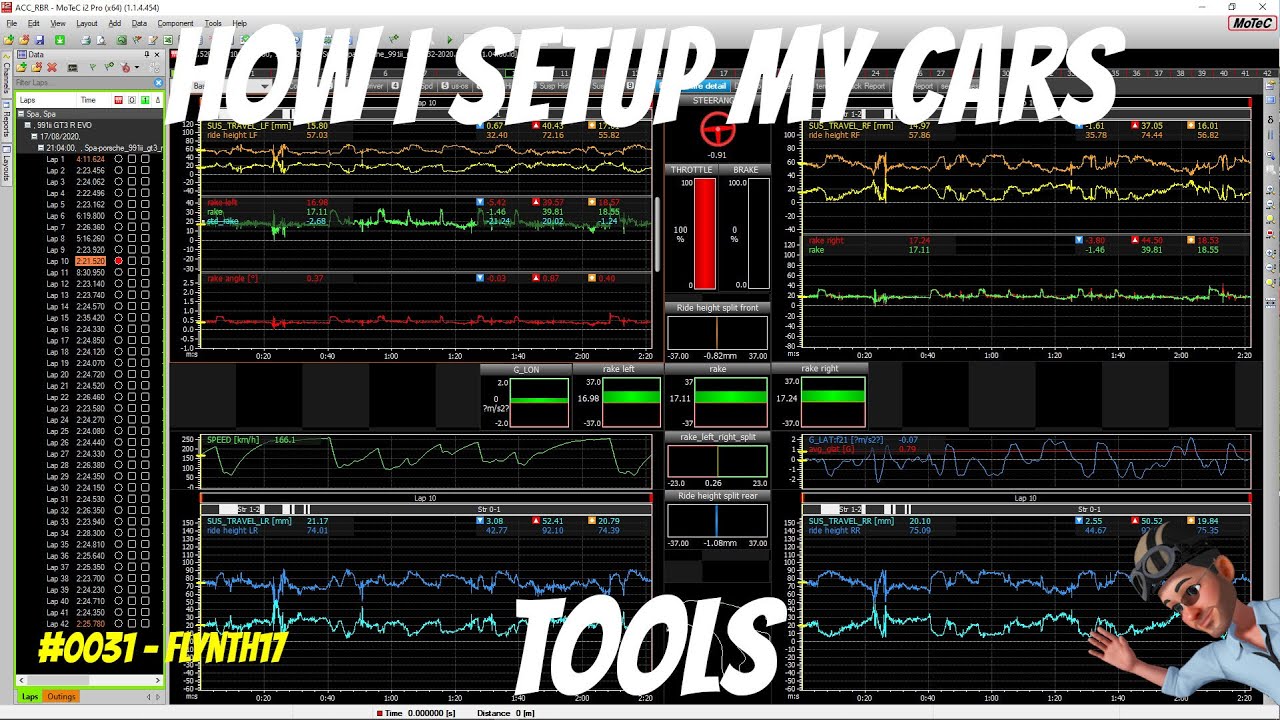 ACC - How I setup my cars (Telemetry and more) - YouTube
