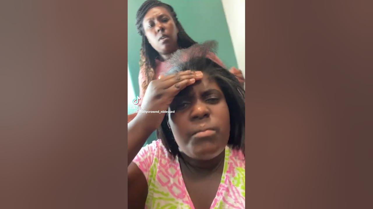 I’m getting my silk press mama that burn - YouTube