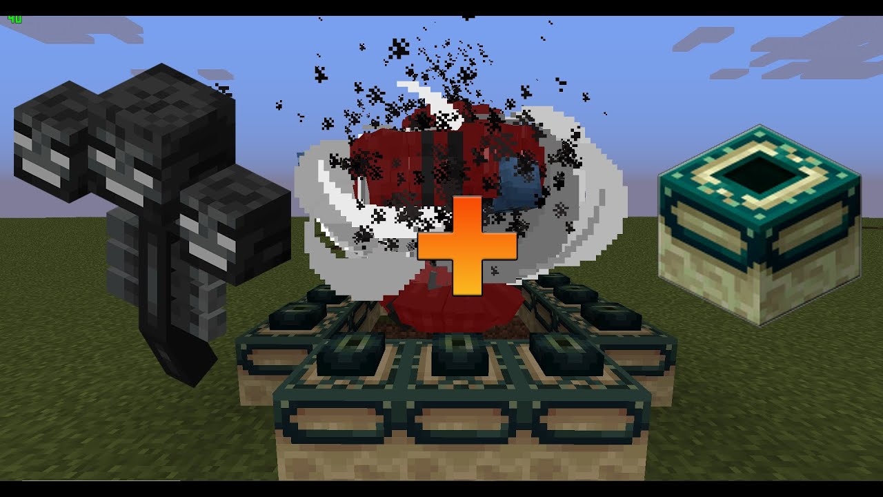 1000 withers in end portal ! Minecraft - YouTube