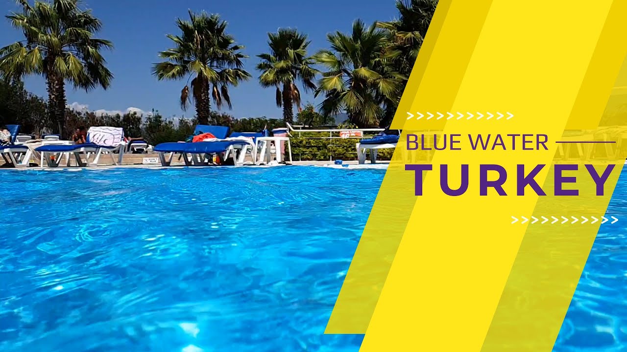 Clean Blue Water. Relaxing in Turkey swimming pool in "Aqua Dream ...