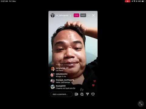 Peter lalnunpuia icon pahnihna IG live - YouTube