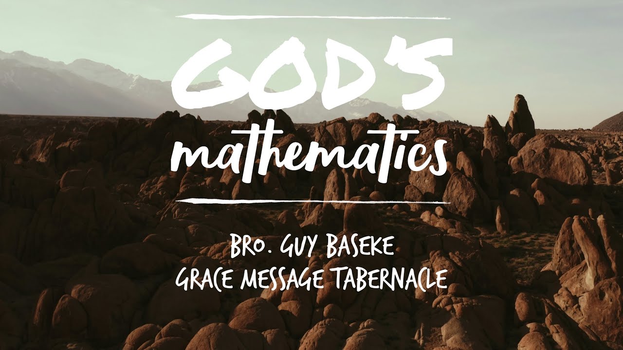 God's Mathematics: Multiplication - Bro. Guy Baseke 24/09/2023) - YouTube