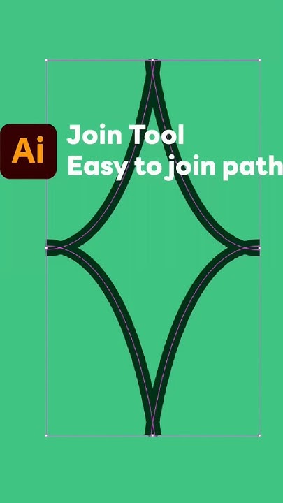 Join tool Easy to join Paths!! Adobe illustrator Tips #illustrator #tutorial #graphicdesign ...