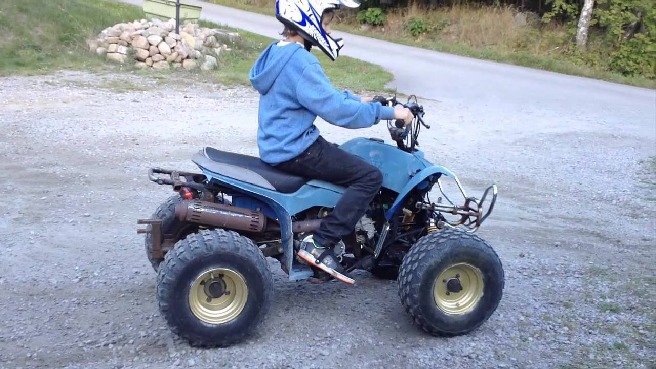 Visar Min FyrHjuling 110cc-TheBikeRacing HD - YouTube