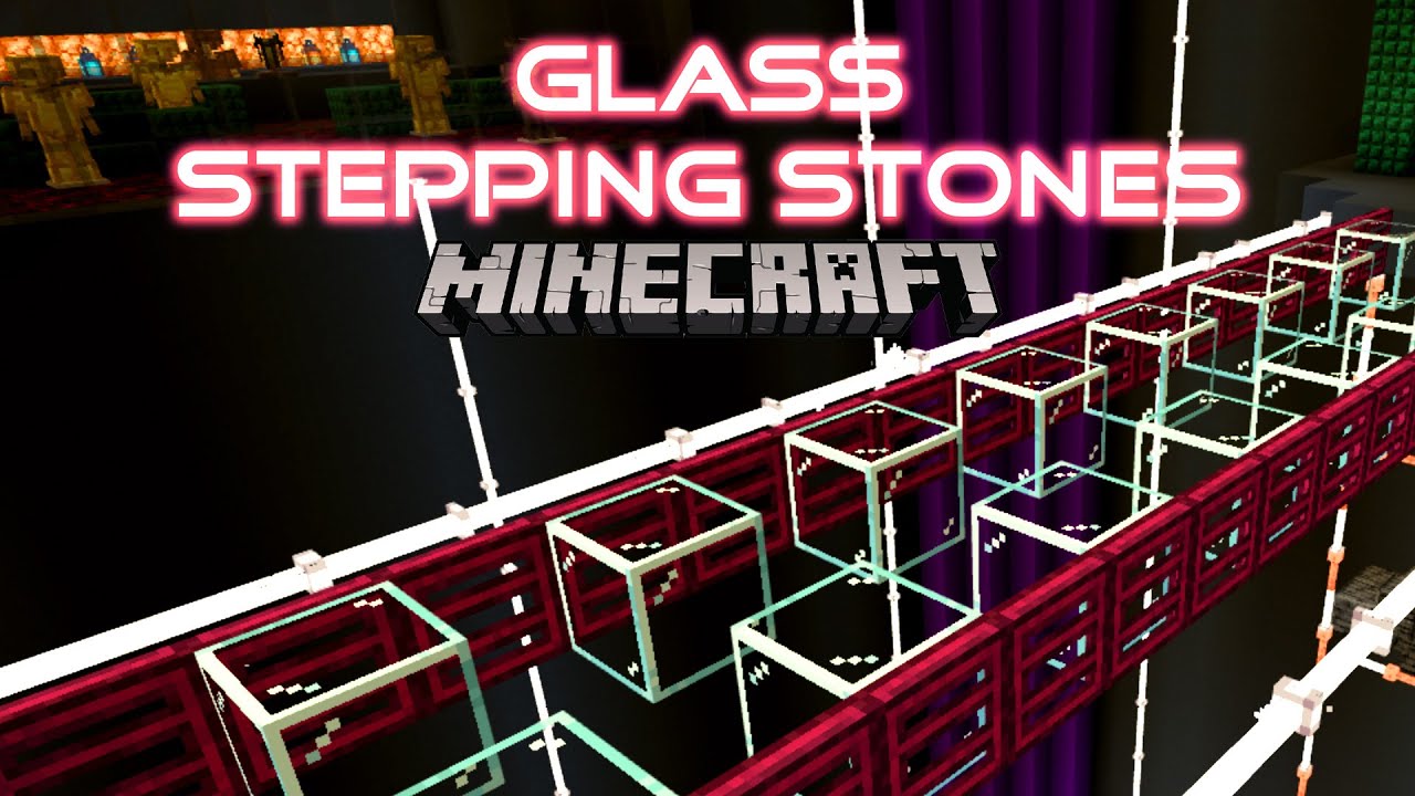 Squid Game but its Minecraft Glass Bridge - Working Glass Stepping ...