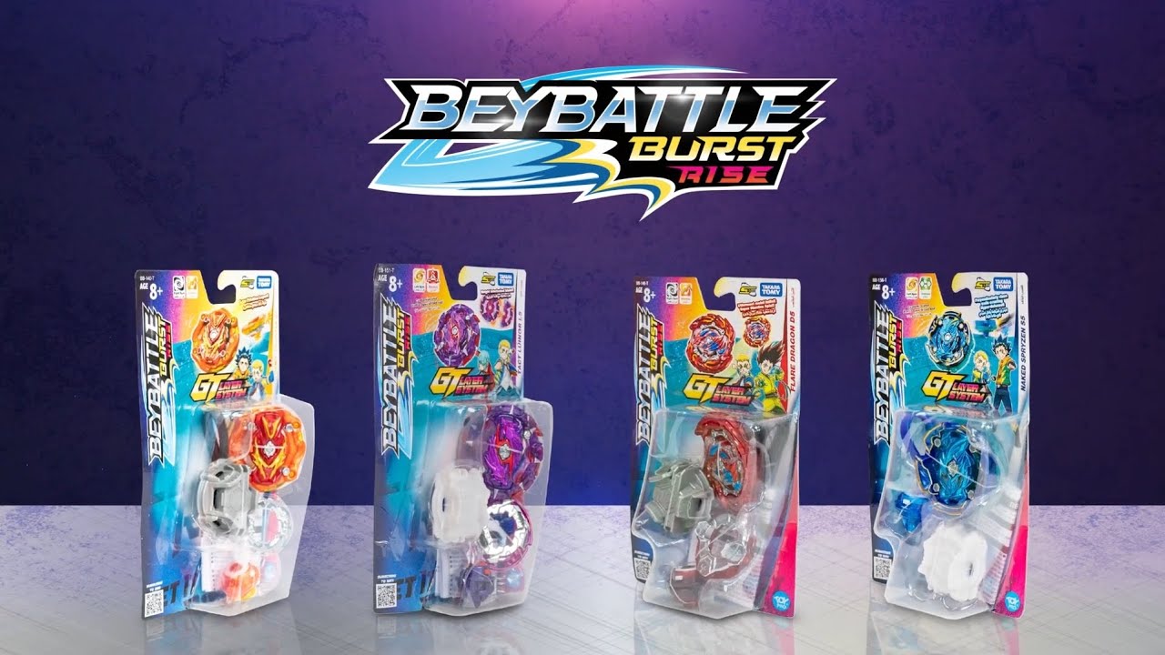 المجموعة الثالثة الفريدة من بلابل بيباتل رايز | BeyBattle Burst Rise ...