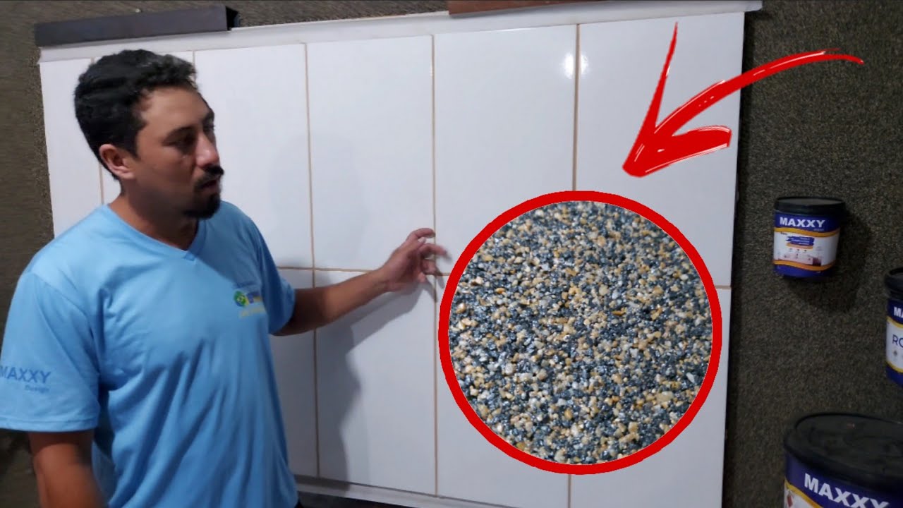 Como aplicar Arenato / Arenito sobre Cerâmica passo a passo - YouTube