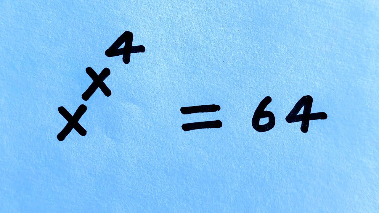 A Nice Math Olympiads Exponential Problem @Avikedu - YouTube