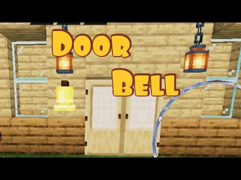 HOW TO MAKE WORKING DOOR BELL IN MINECRAFT || MCPE || - YouTube
