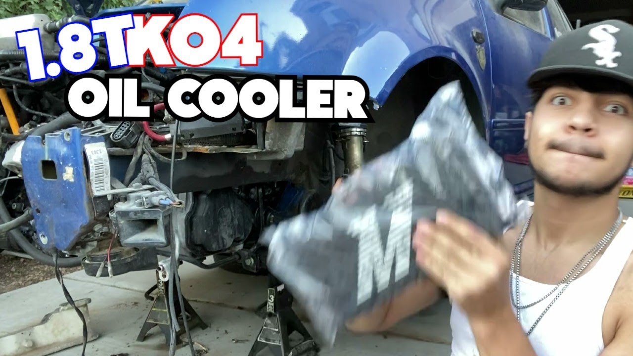 INSTALLING PERFORMANCE OIL COOLER ON THE MK4 JETTA/GOLF - YouTube