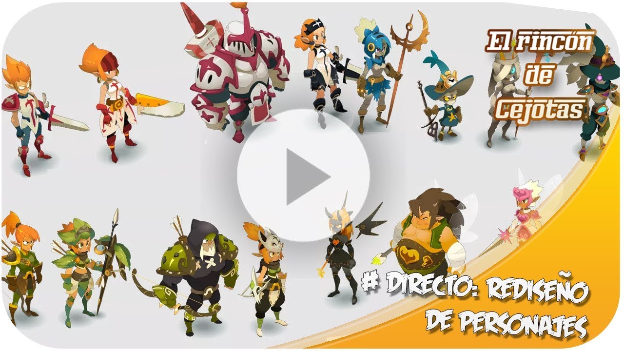 [DOFUS] Directo: Rediseño de personajes! - YouTube