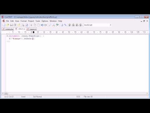 jQuery Tutorial - 68 - Fade In - YouTube