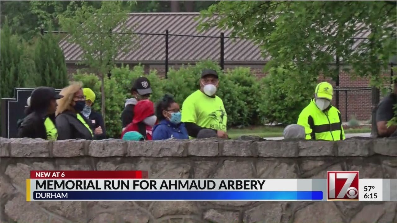 Durham group honors Ahmaud Arbery with memorial run on his birthday ...