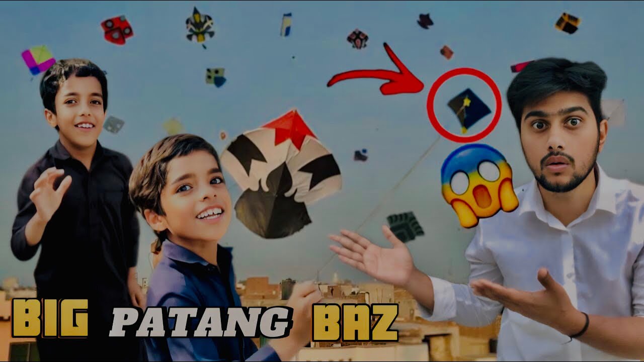 Kite Flying With Big Patang Baz 😱 | Full Heavy Scenes Bohot Patang Urry ...
