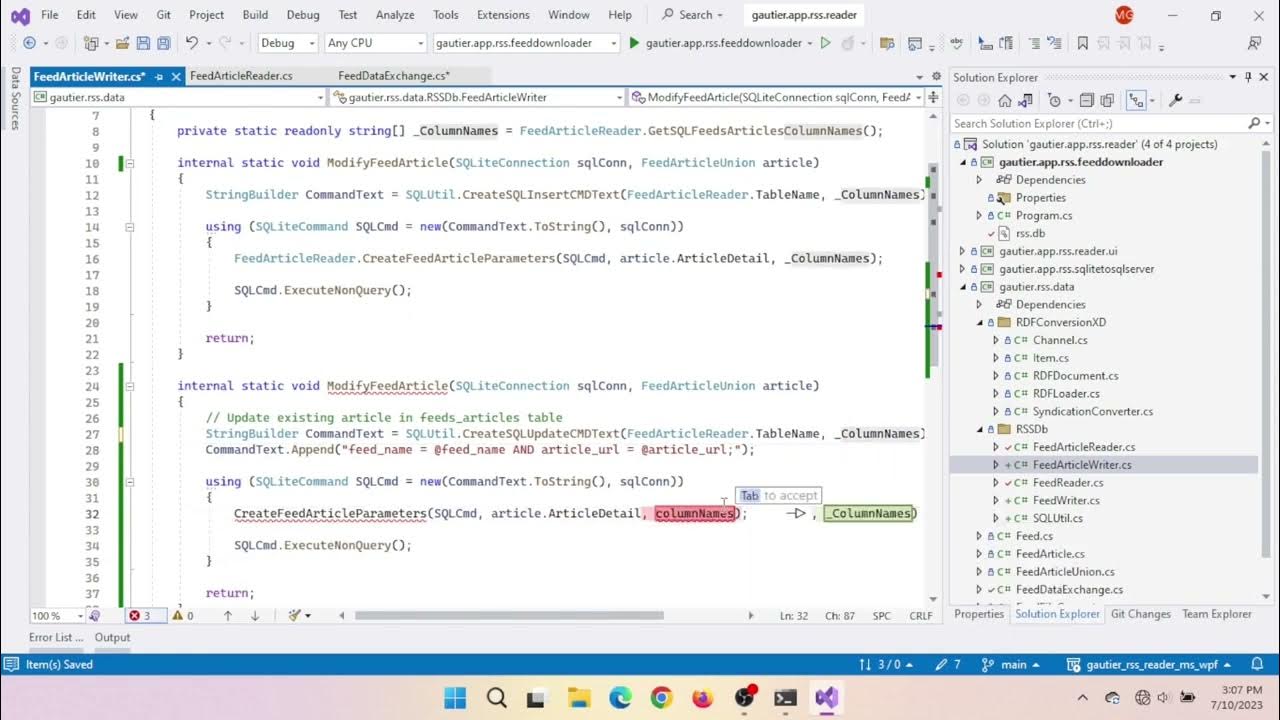 Microsoft WPF & SQLite Part 7 | Brutal Refactoring | Code Optimization - YouTube