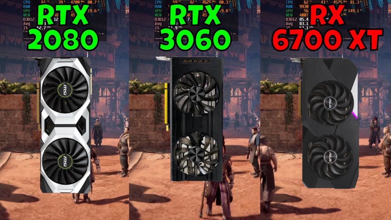 RTX 2080 vs RTX 3060 vs RX 6700 XT (Benchmark in 9 Games at 1440p) 2023 ...