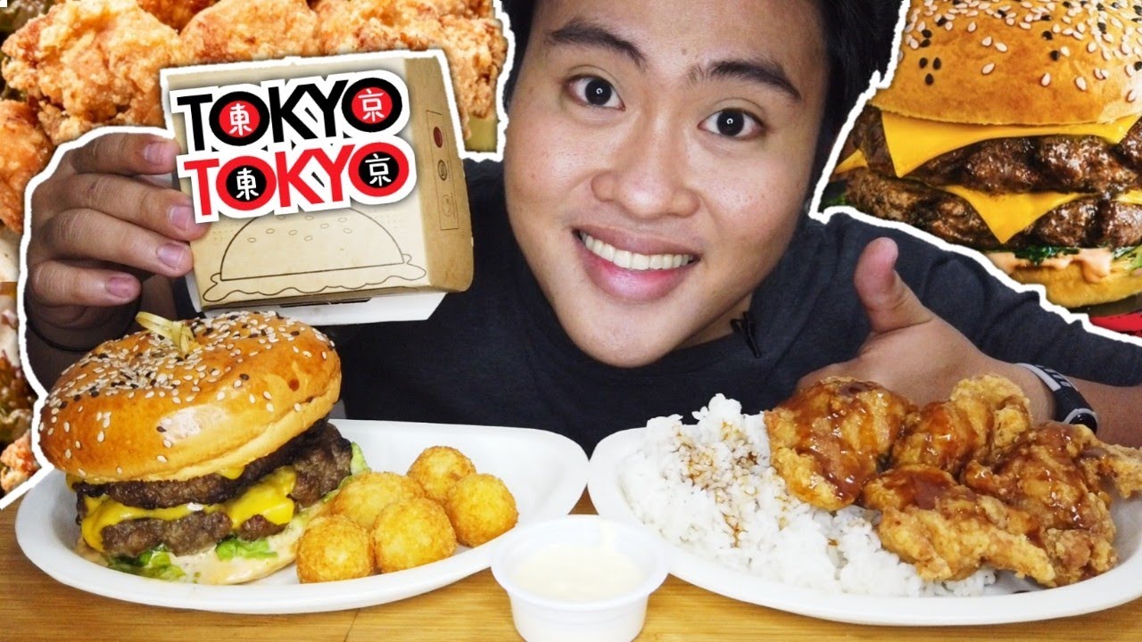 TOKYO TOKYO WAGYU BURGER | DOUBLE CHEESEBURGER | CHICKEN KARAAGE - YouTube