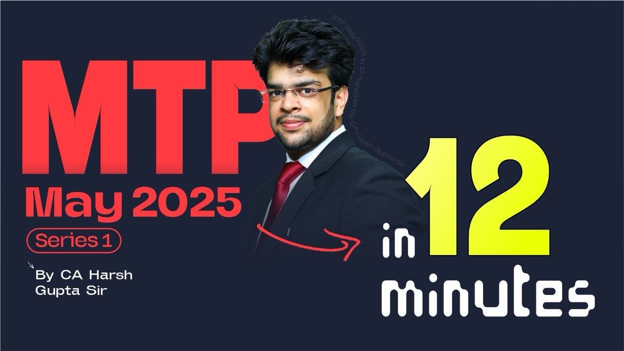 Complete MTP (Series I) in 12 minutes | By 4 Times All India Rank ...