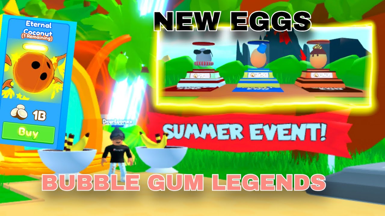 New Summer Update☀️Bubble Gum Legends! (Roblox) - YouTube