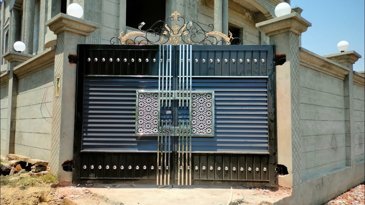 home gate installation|automatic gate system, for home - YouTube