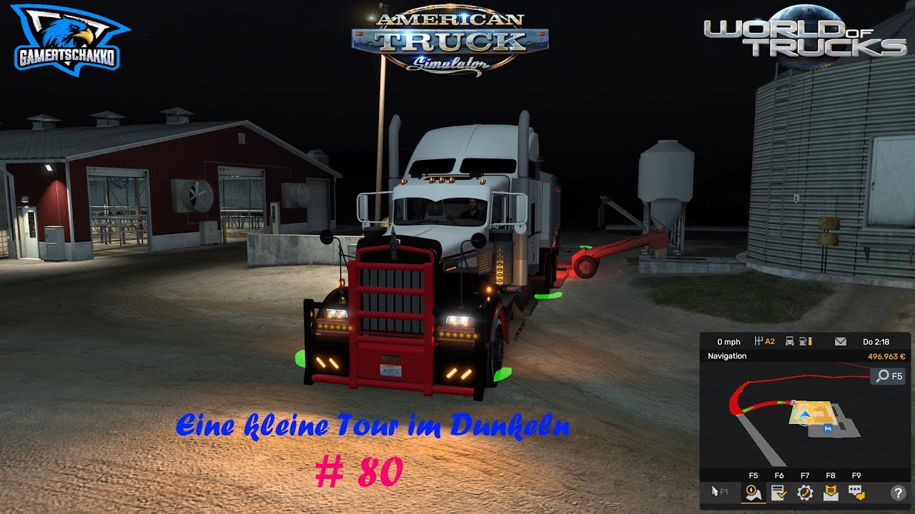 ATS Fahrten in American # 80 Eine kleine Tour im Dunkeln - YouTube