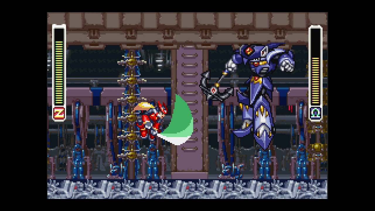 Mega Man X6 - Metal Shark Player (Mega Man Zero 3-Style) - YouTube