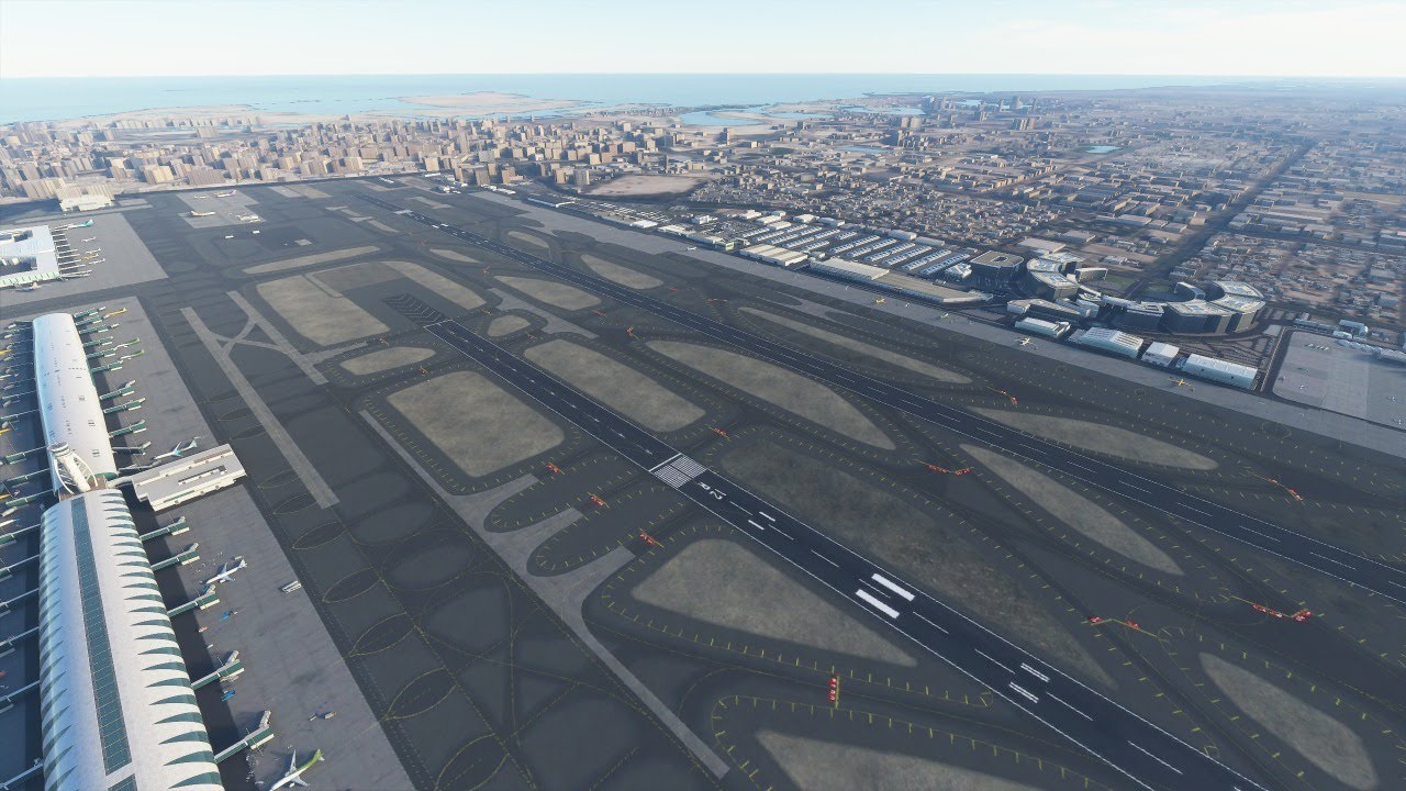 Microsoft Flight Simulator Multiplayer LIVE LOOK @ Dubai International ...