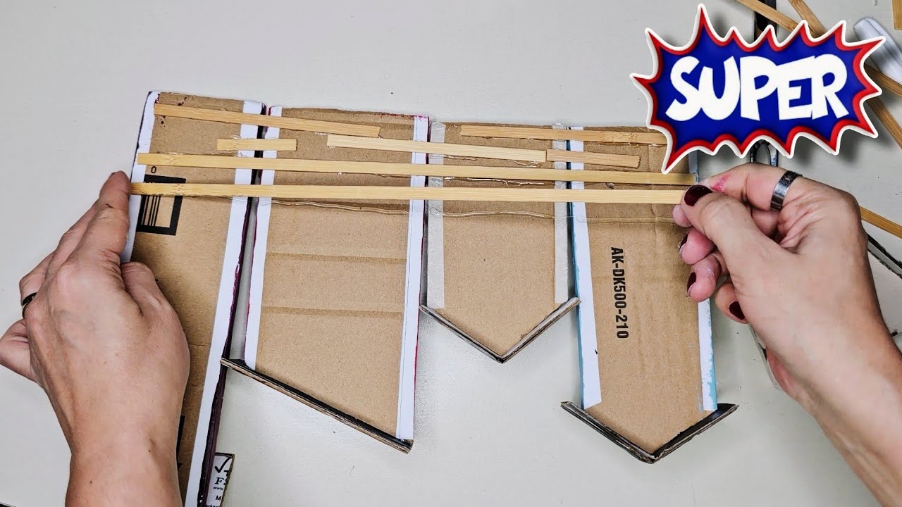 Don't Throw away the Cardboards! Combine it with Corrugated Cardboard ...