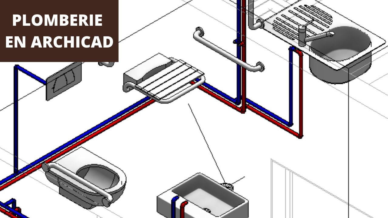 PLOMBERIE EN ARCHICAD - YouTube