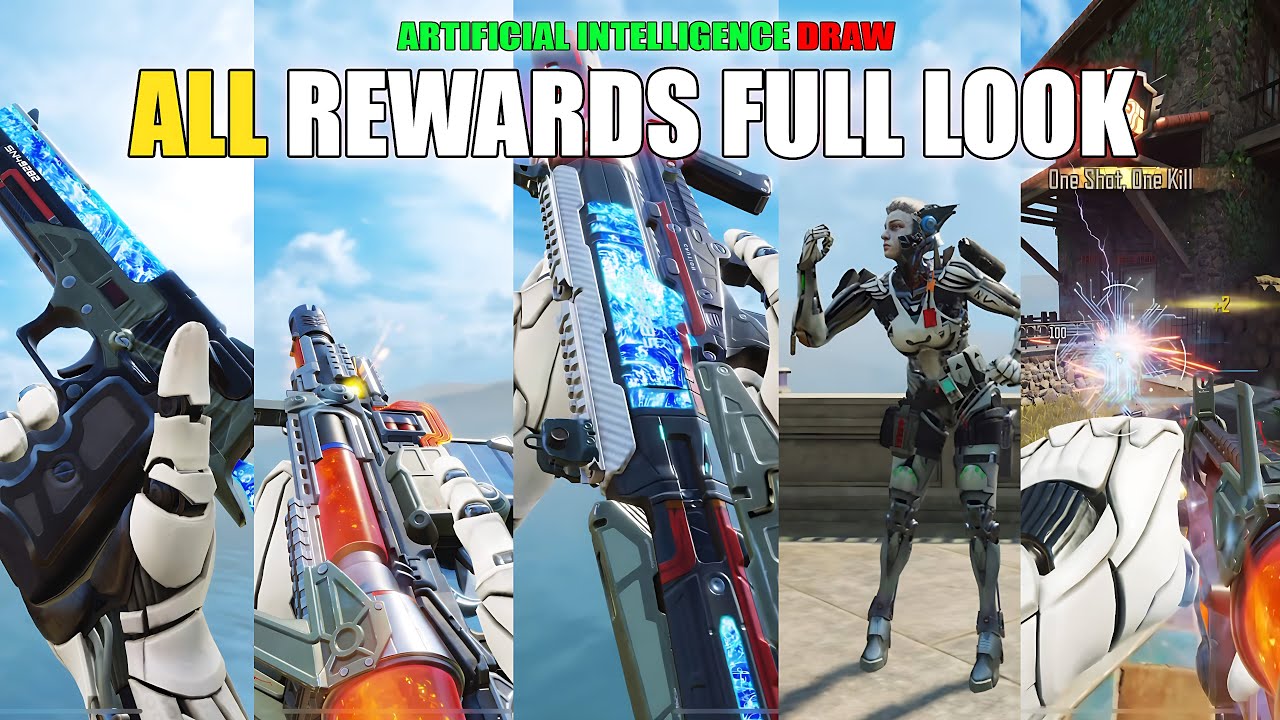 codm ARTIFICIAL INTELLIGENCE Draw all Rewards Full Look | Inspection ...