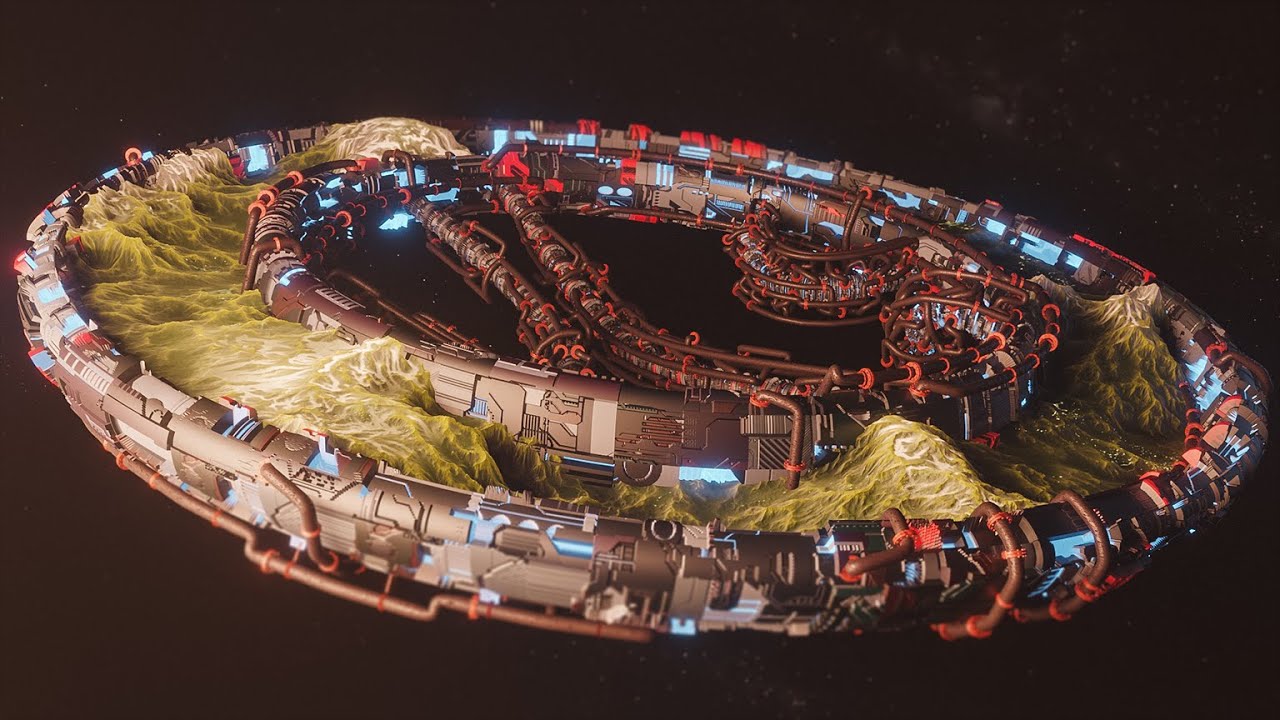 Ring World - Blender 2.8 Sci-Fi Modeling Timelapse - YouTube