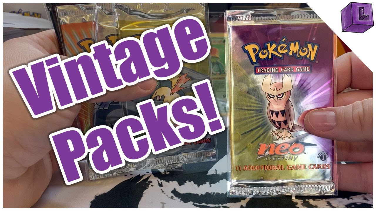 Opening The RAREST Vintage Pokemon Packs | Neo Destiny! - YouTube