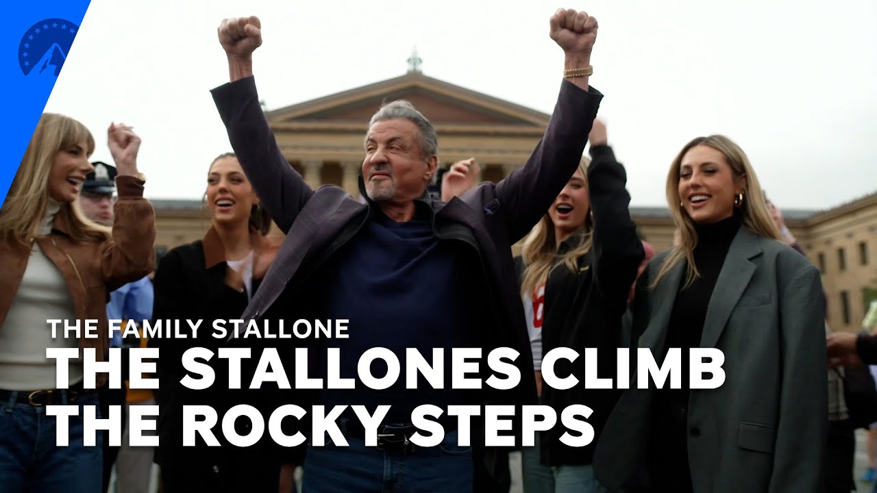 The Family Stallone | The Stallones Climb The Rocky Steps (S1, E8) | Paramount+ - YouTube