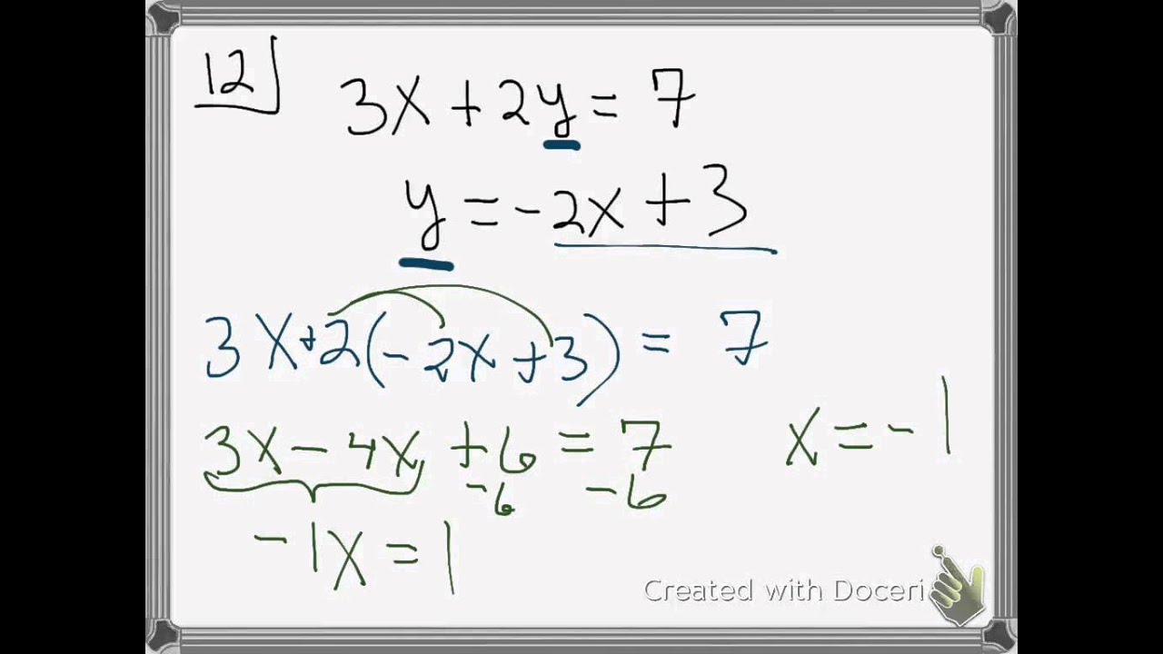 Algebra 2 chapter 4 #12 and #13 - YouTube