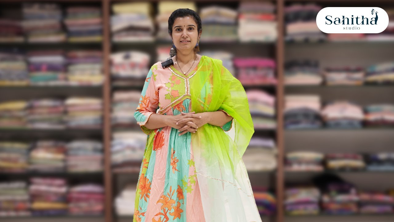 Beautiful Printed Dresses Collection | Sahitha Studio - YouTube