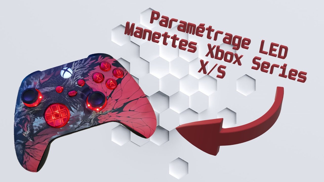 tuto paramétrage kit led installé sur manette Xbox series x/s changer ...