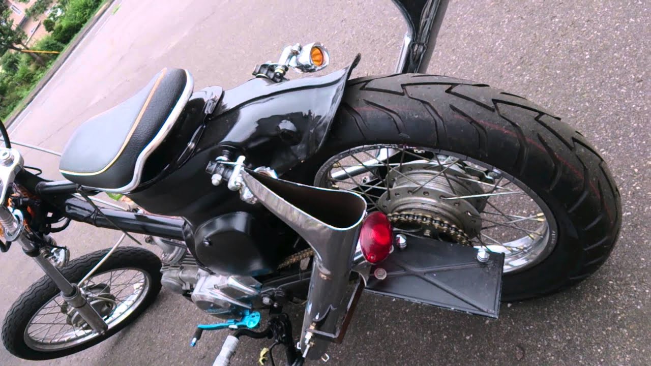 カブチョッパー Super cub chopper - YouTube