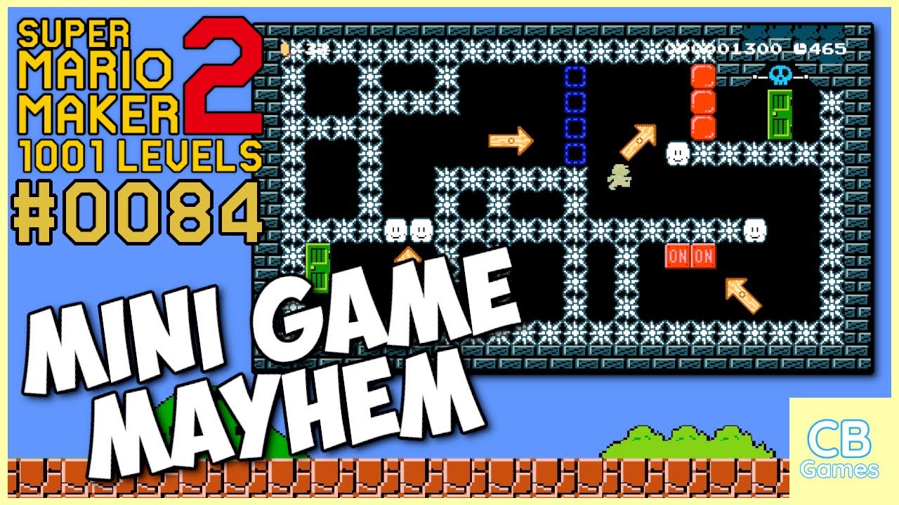 Mini Game Mayhem | Super Mario Maker 2 | 1001 Levels #0084 - YouTube