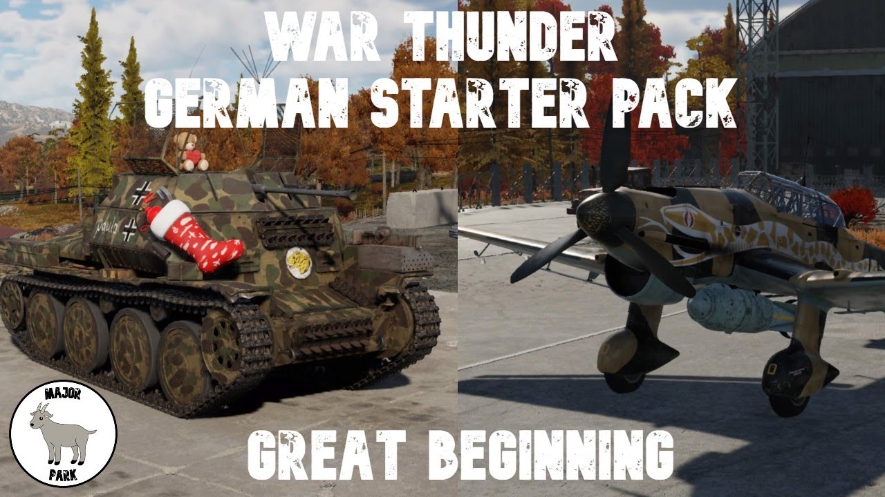 War Thunder - German Starter Pack - Great Beginning - YouTube