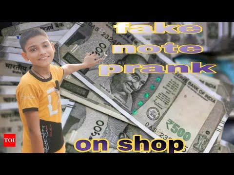 Fake note prank on random shops ll on big market🤑 - YouTube