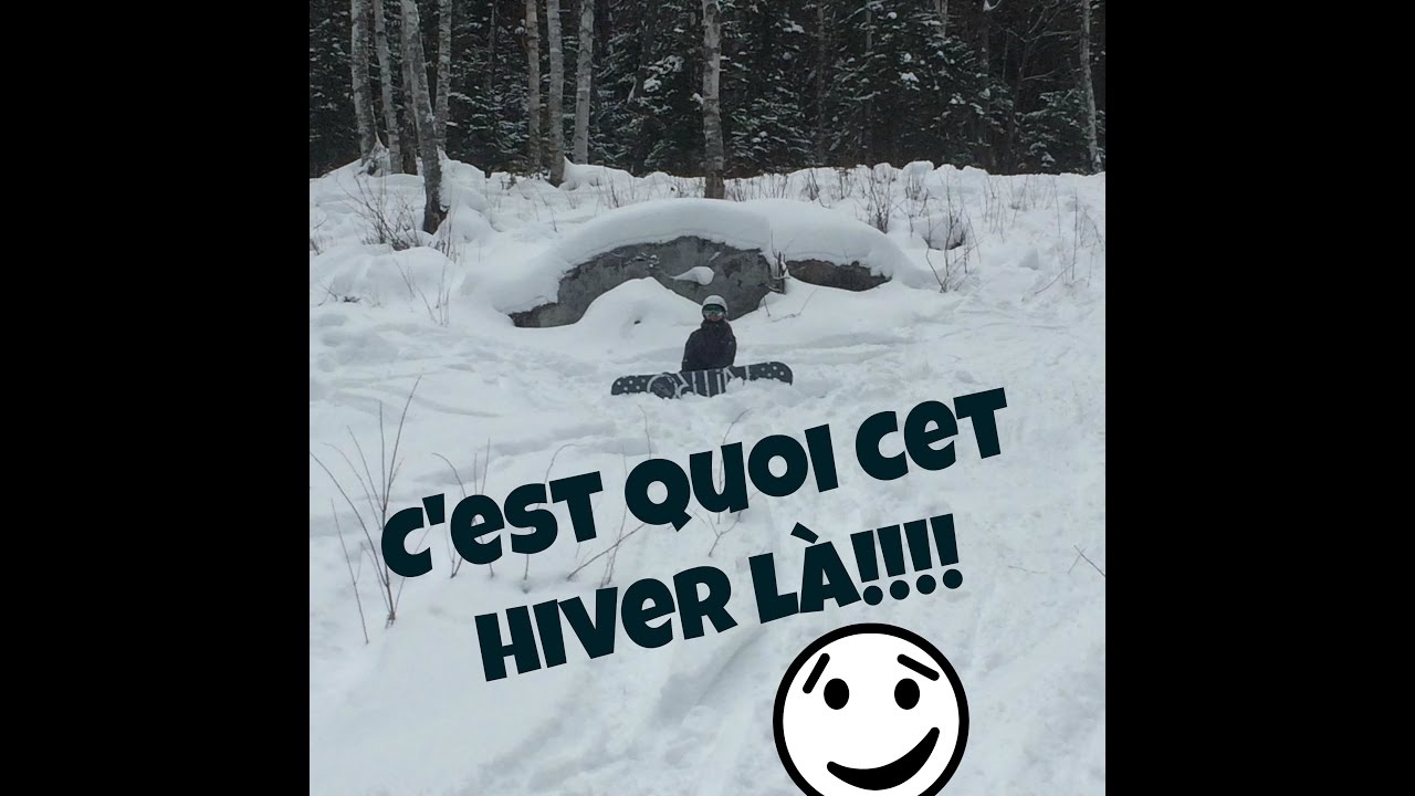 Mon hiver au Quebec.... - YouTube
