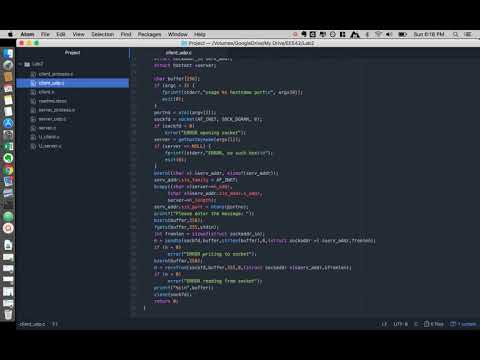 Linux Socket programming - YouTube